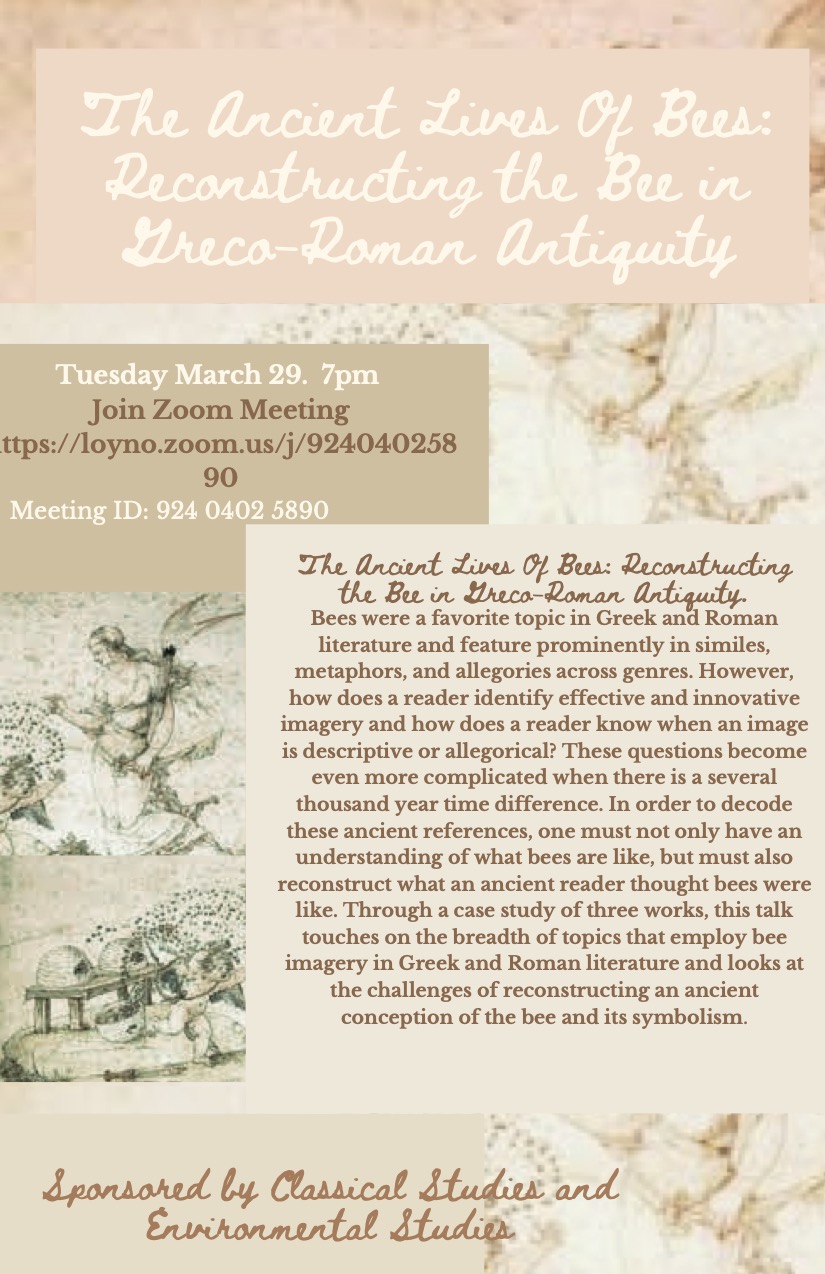 The Ancient Lives of Bees: Reconstructing the Bee in Greco-Roman ...